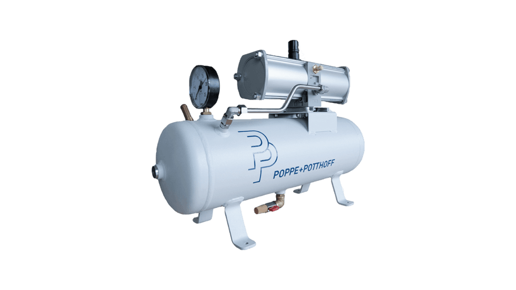 Pneumatic Compressed Air Boosters - Poppe+Potthoff